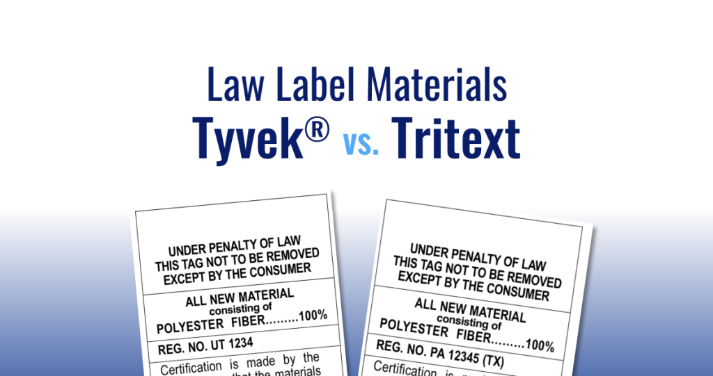 Approved Law Label Materials — Tyvek® vs. Tritext | American Law Label ...