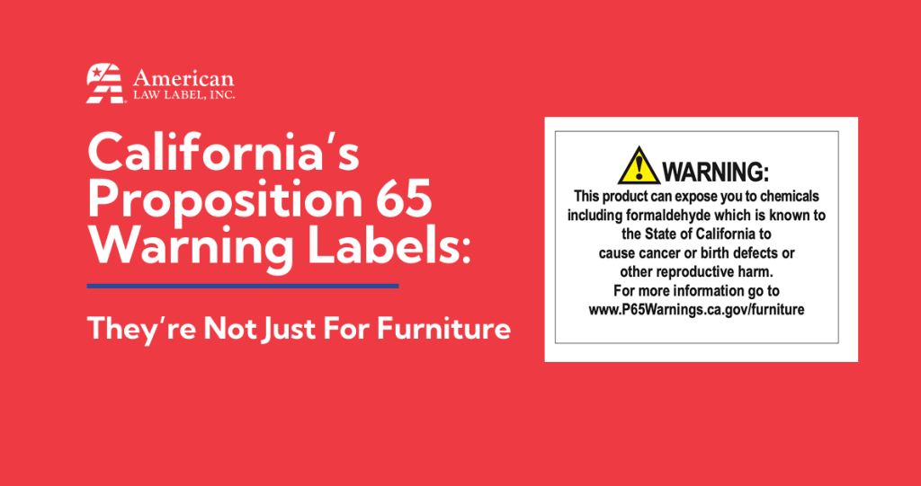 California’s Proposition 65 Warning Labels: They’re Not Just For ...