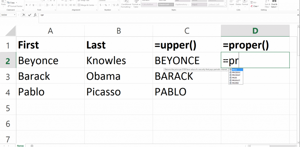 Shortcuts for Formatting Peoples' Names in Your Excel Spreadsheets ...
