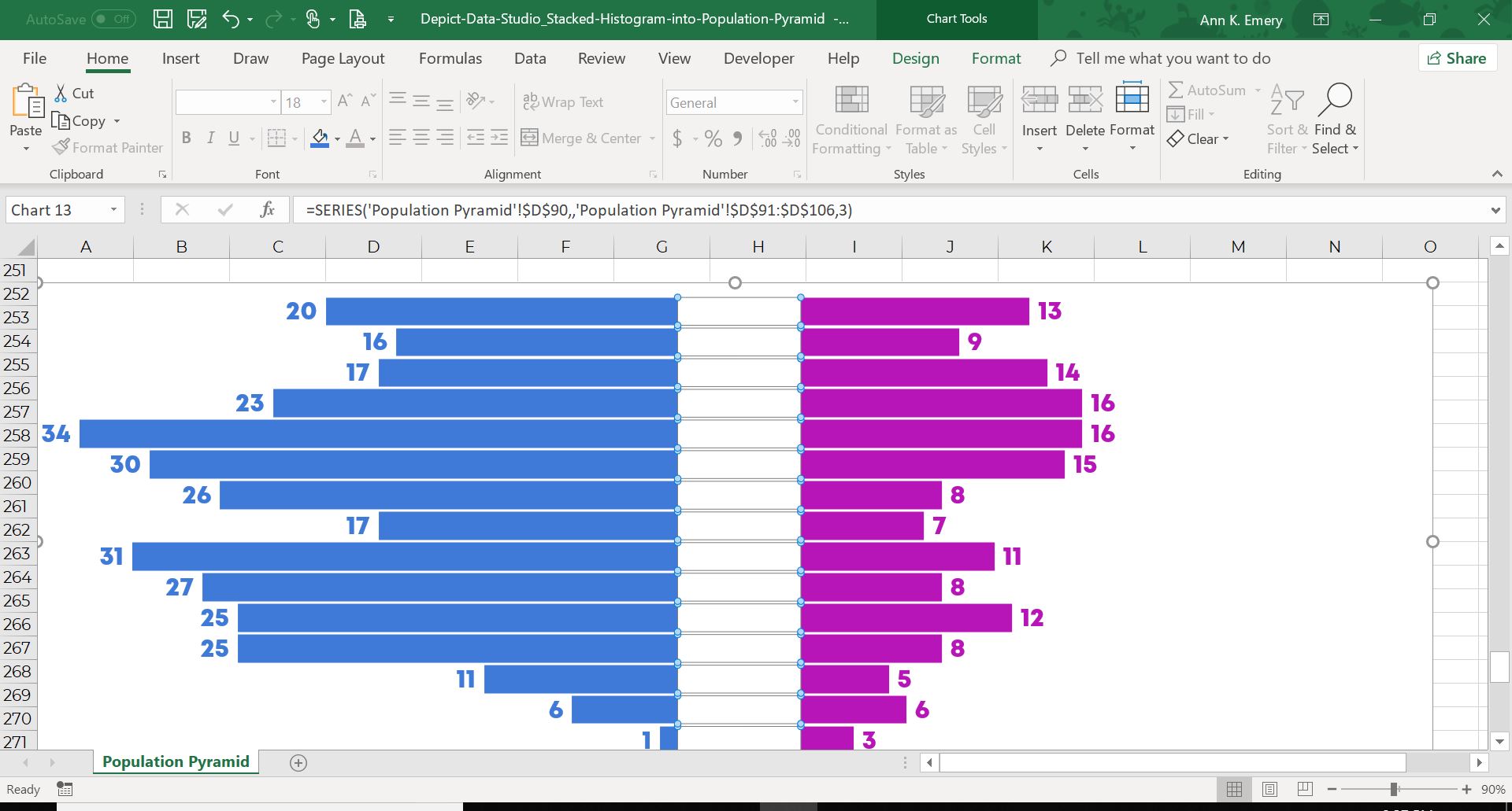 Advanced Excel Stacked Bar Chart Picture