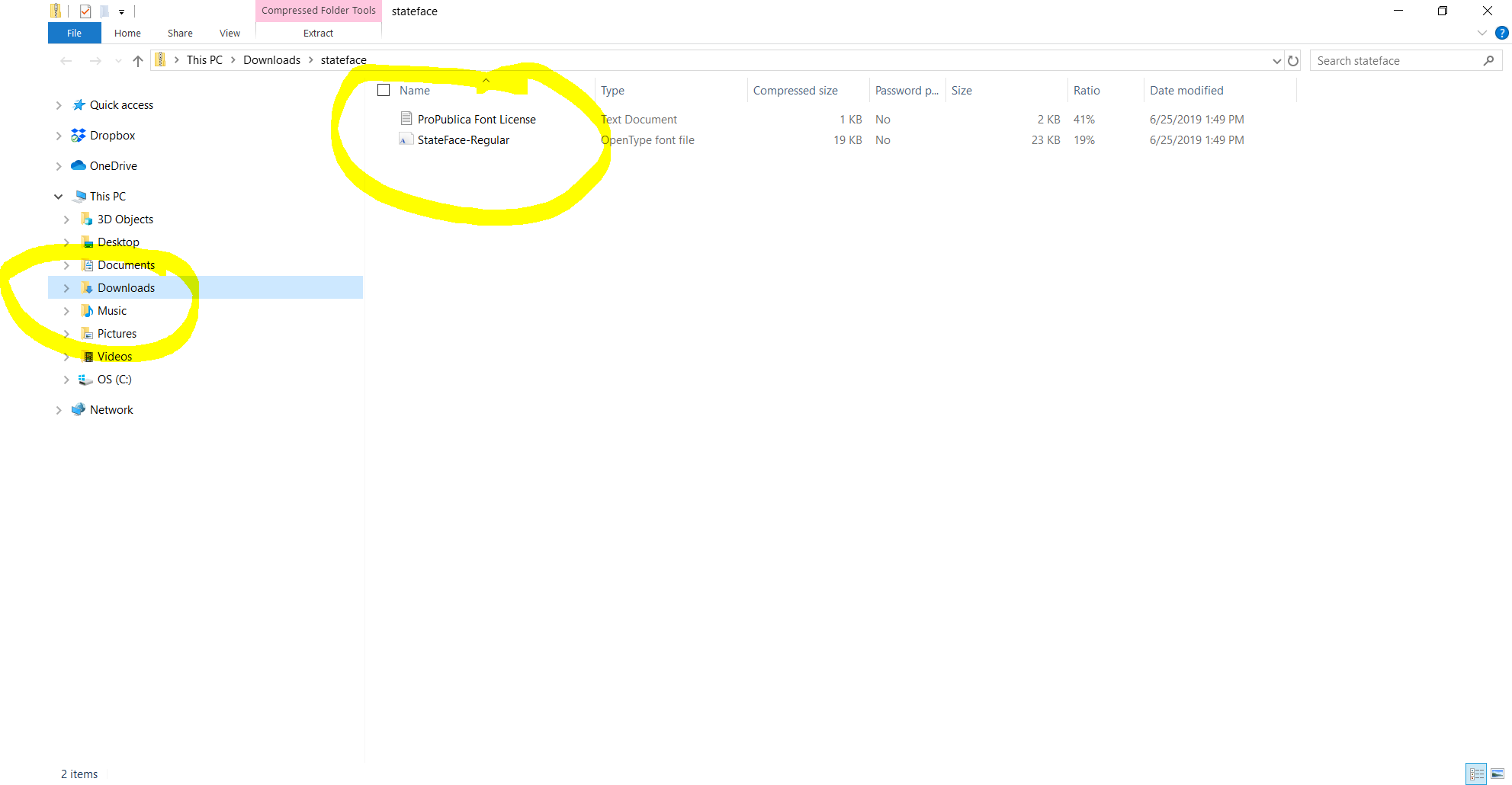 How to Install the "StateFace" Font | Depict Data Studio