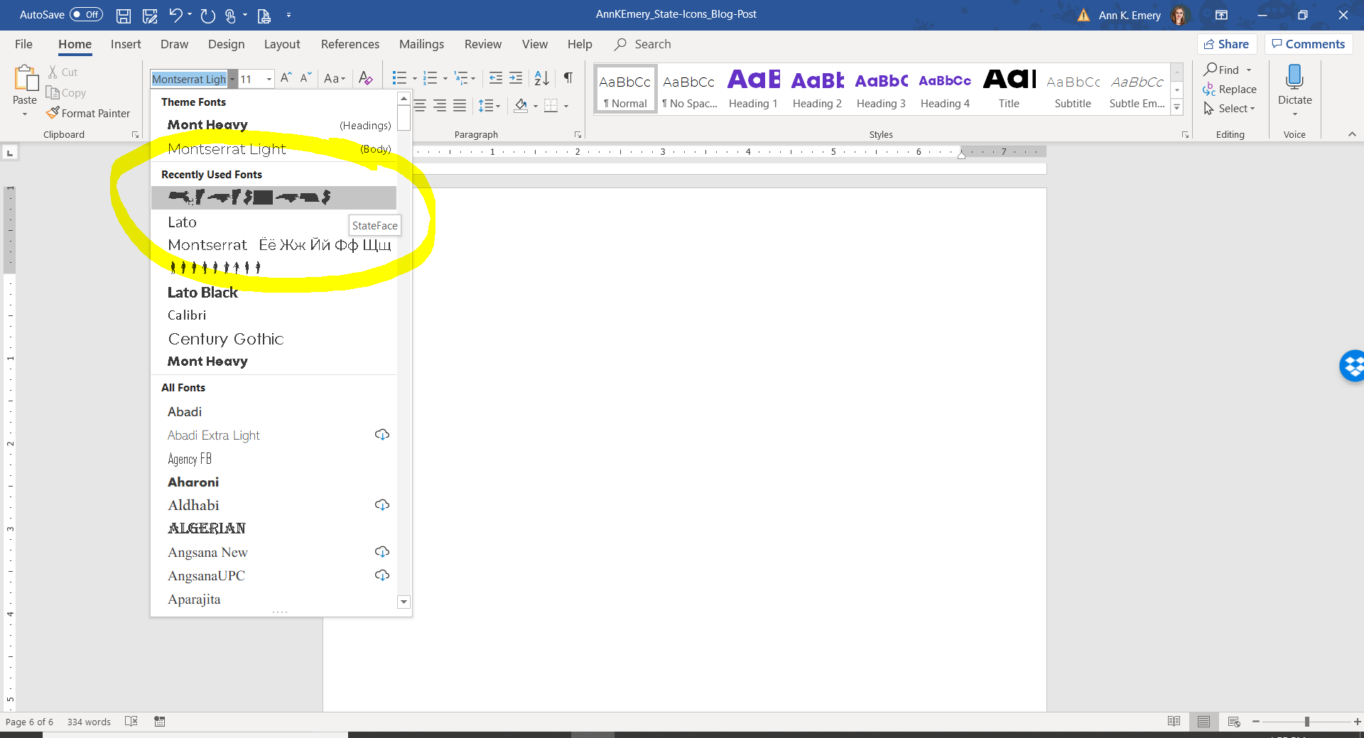 How to Install the "StateFace" Font | Depict Data Studio