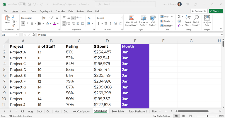 Two Types of Datasets: Contiguous vs. Non-Contiguous | Depict Data Studio