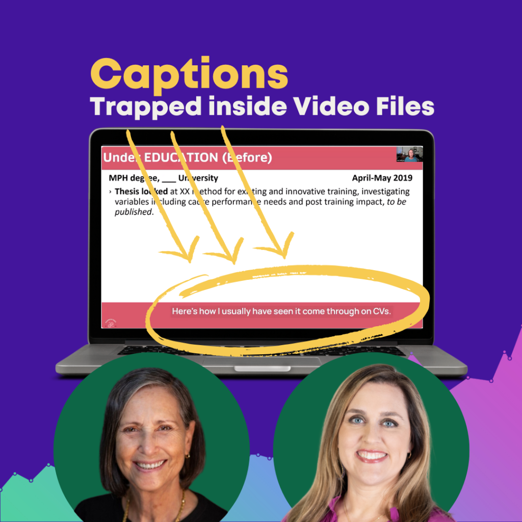 Add *Embedded* Captions to Recorded Presentations with Descript ... Add *Embedded* Captions to Recorded Presentations with Descript ...