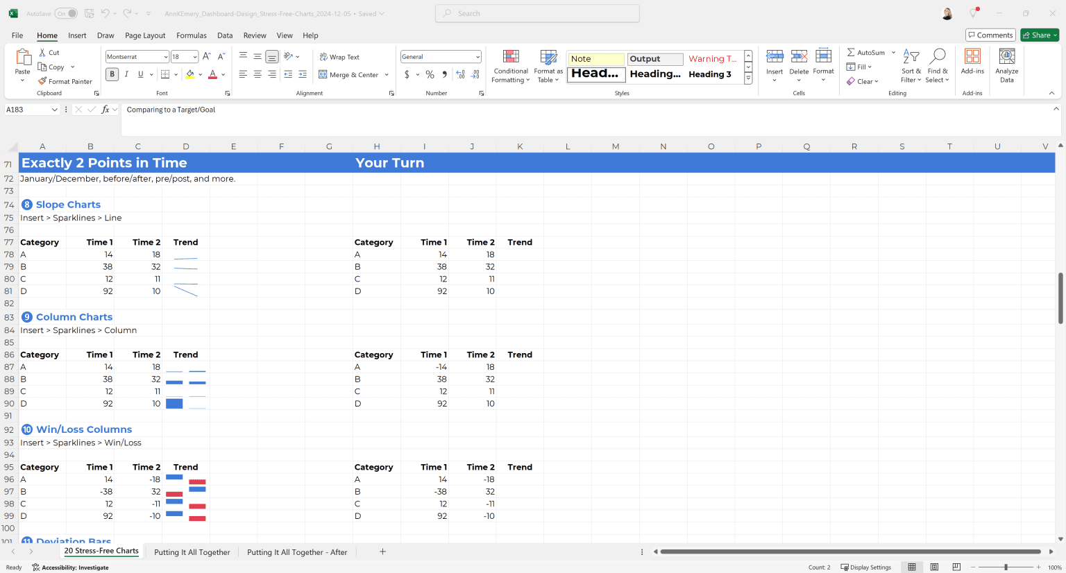 20 Stress-Free Charts for Dashboards (That You Can Make in Spreadsheet ...