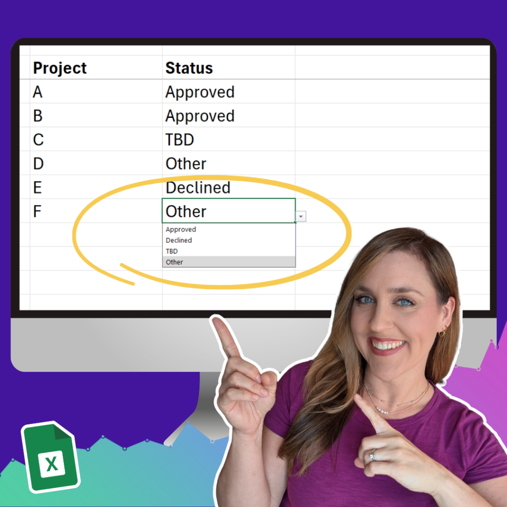 Make a Drop-Down List in Excel | Depict Data Studio