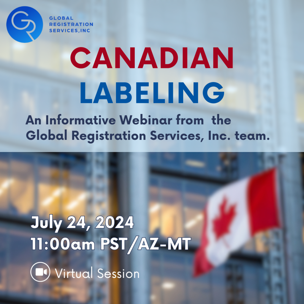 Canadian Labeling - An Informational Session | Global Registration ...