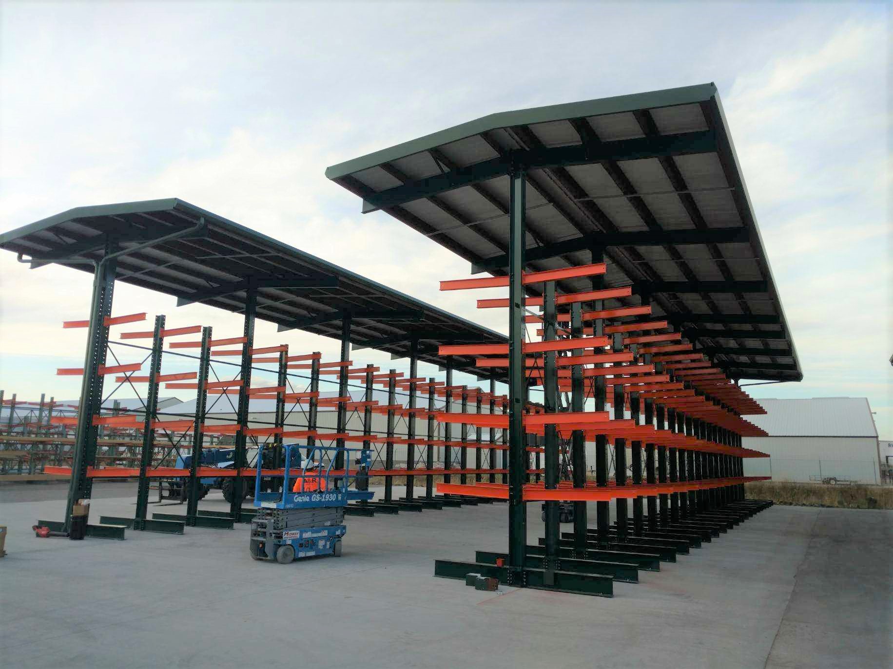 Cantilever T-Shed Systems | Krauter Auto Stak