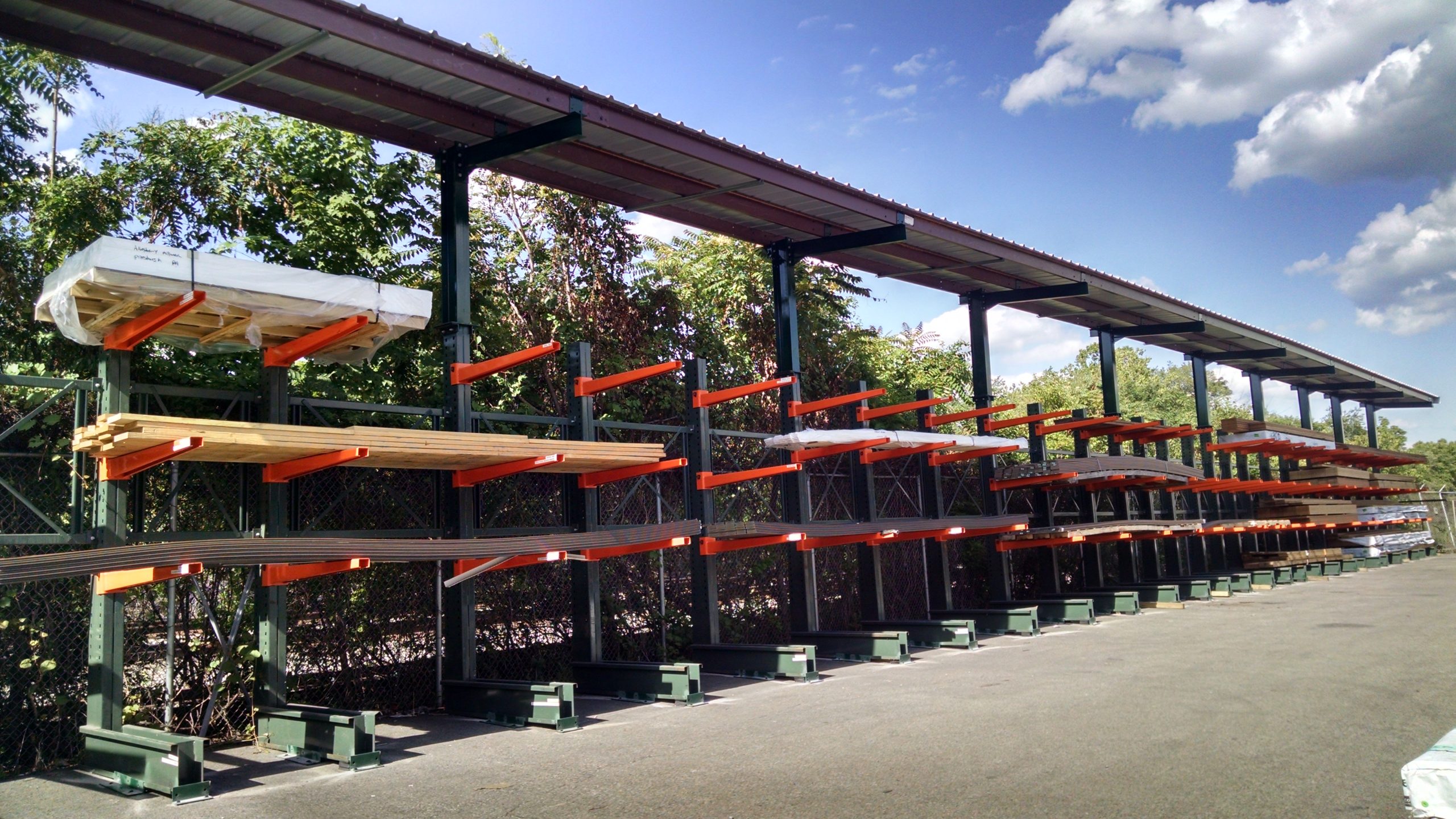 Cantilever L-Shed Systems | Krauter Auto Stak