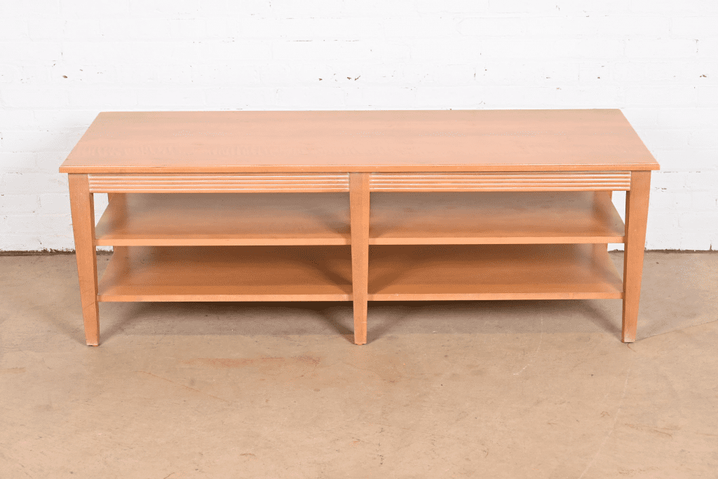 Ethan Allen Swedish Home Three-Tier Maple Coffee Table | LIBERTY & 33RD
