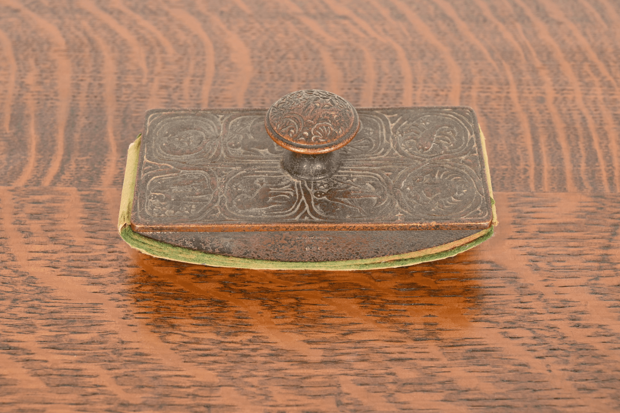 Tiffany Studios New York 'Zodiac' Bronze Rocker Blotter, Circa 1910 ...