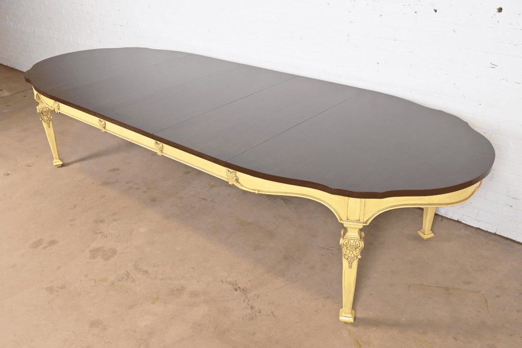 Karges French Regency Louis XVI Walnut Extension Dining Table, Newly ...