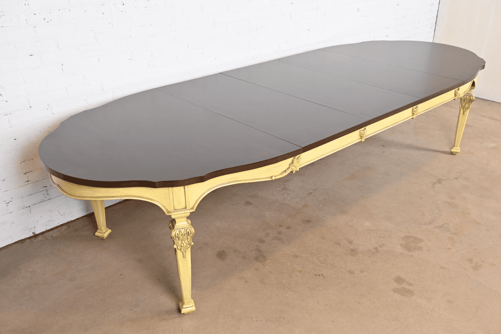 Karges French Regency Louis XVI Walnut Extension Dining Table, Newly ...