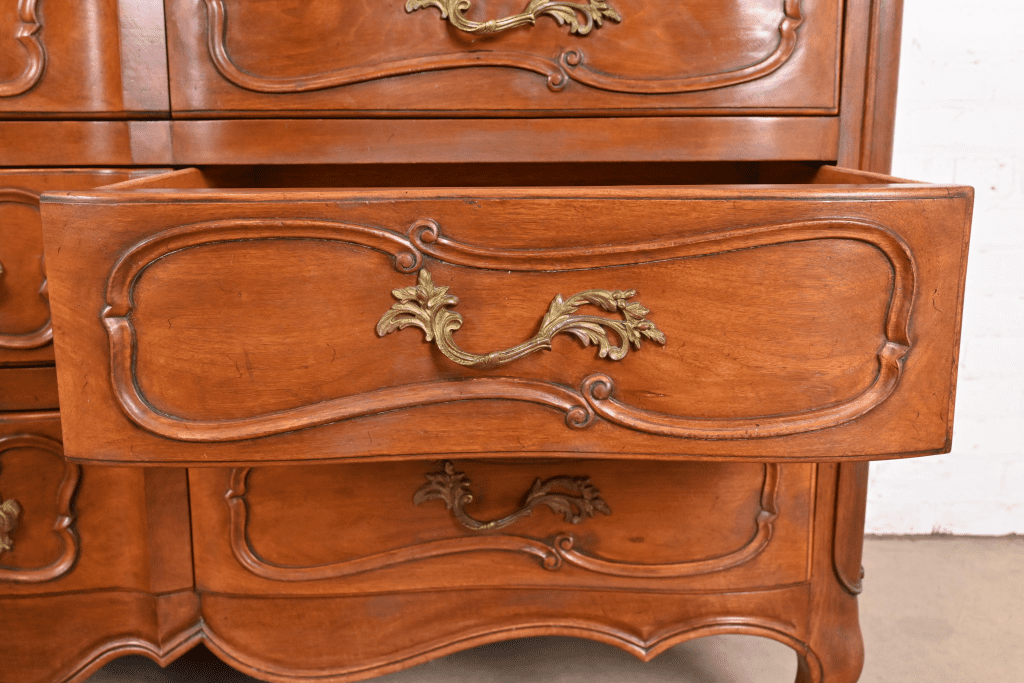 Bodart French Provincial Louis XV Fruitwood Triple Dresser, Circa 1960s ...