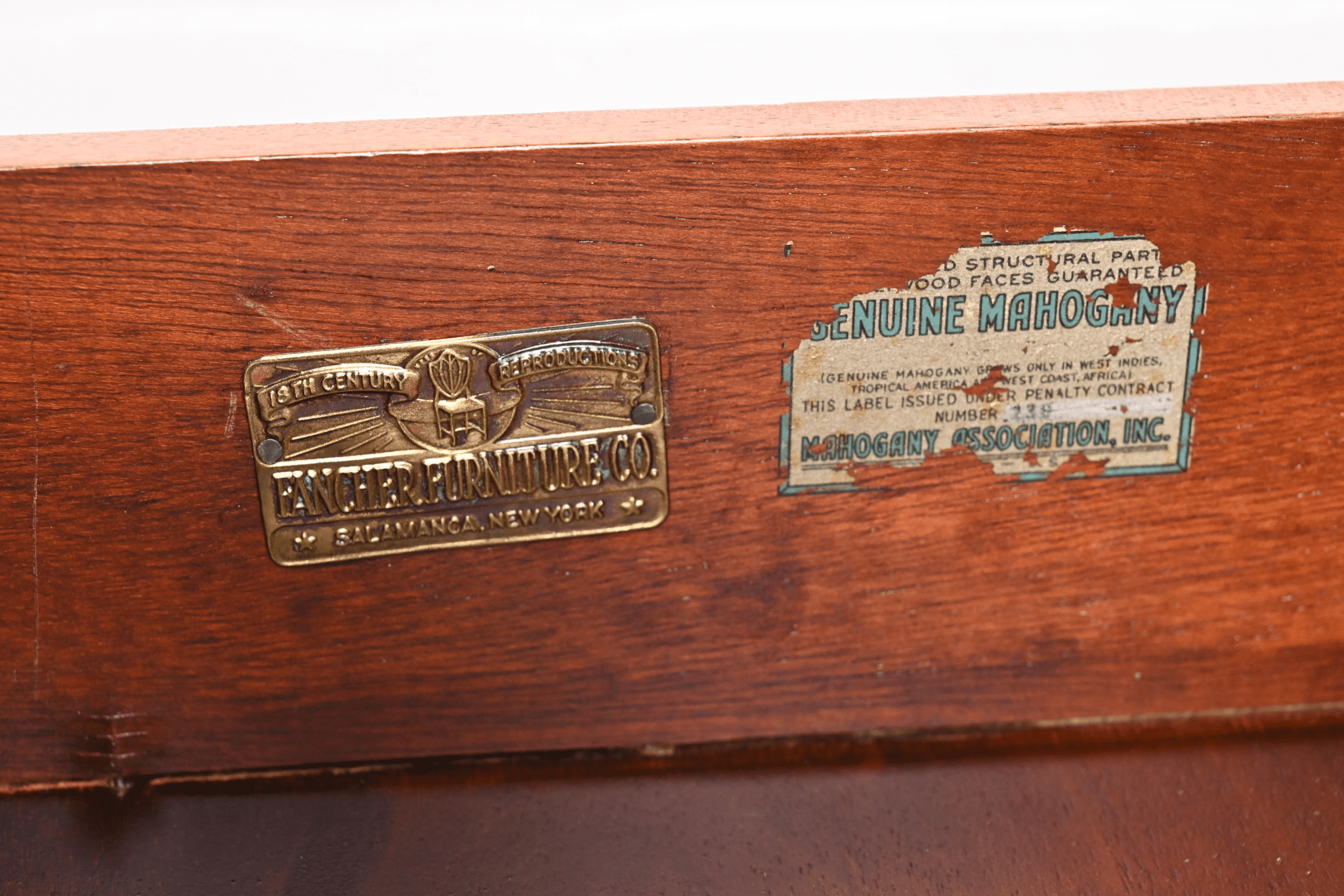 Fancher Furniture Georgian Mahogany Serpentine Front Chest of Drawers ...