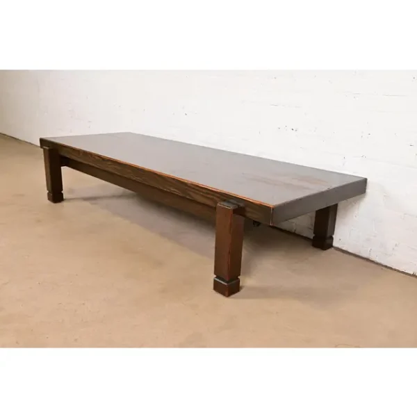 Klaus Rausch Mid-Century Brutalist Geometric Coffee Table, 1960s ...