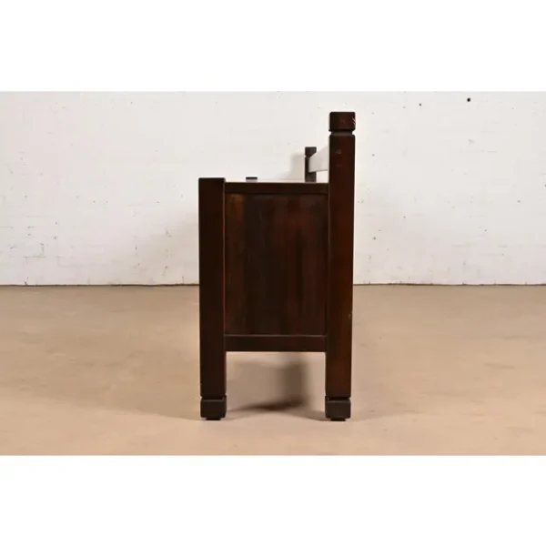 Klaus Rausch Mid-Century Brutalist Geometric Monumental Console Table ...