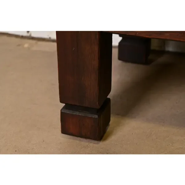 Klaus Rausch Mid-Century Brutalist Geometric Monumental Console Table ...