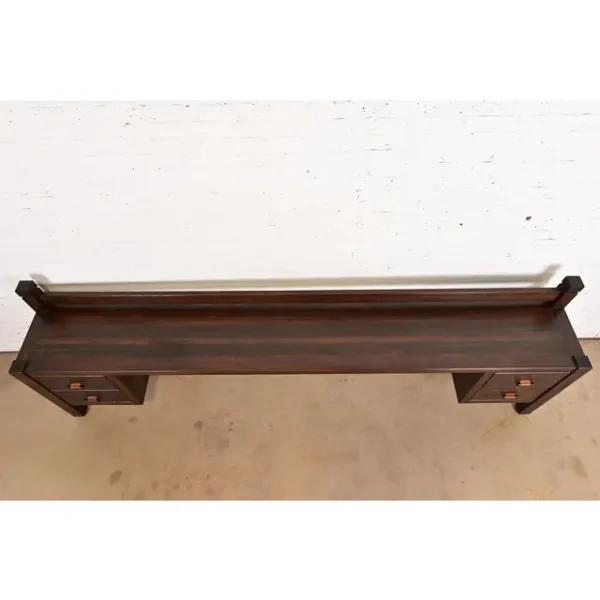 Klaus Rausch Mid-Century Brutalist Geometric Monumental Console Table ...