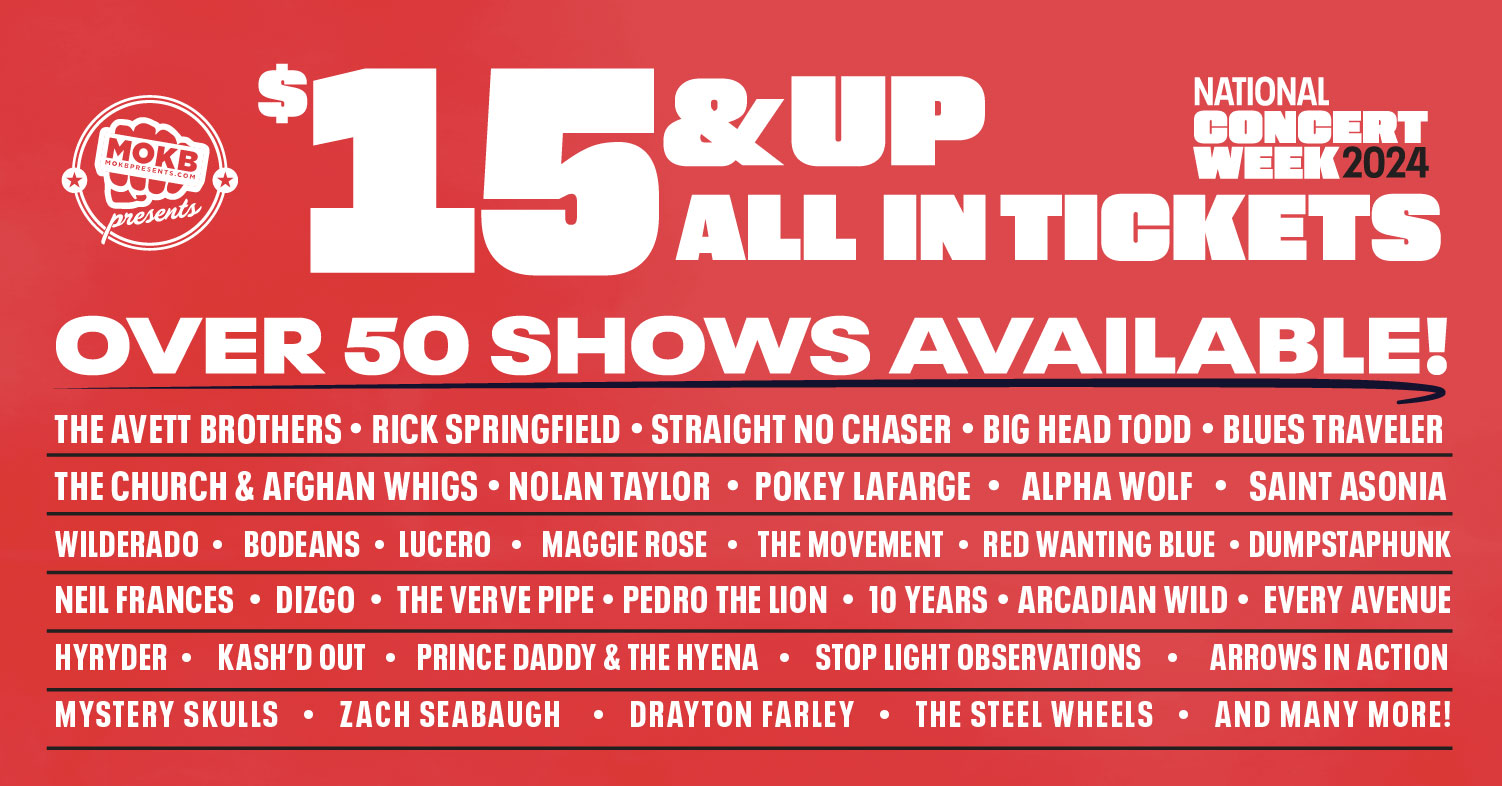 Concert Week Deals 2024 | MOKB Presents
