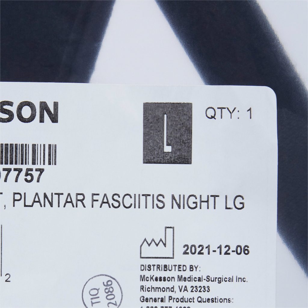 McKesson Adjustable Flexion Straps with Toe Wedge Plantar Fasciitis ...